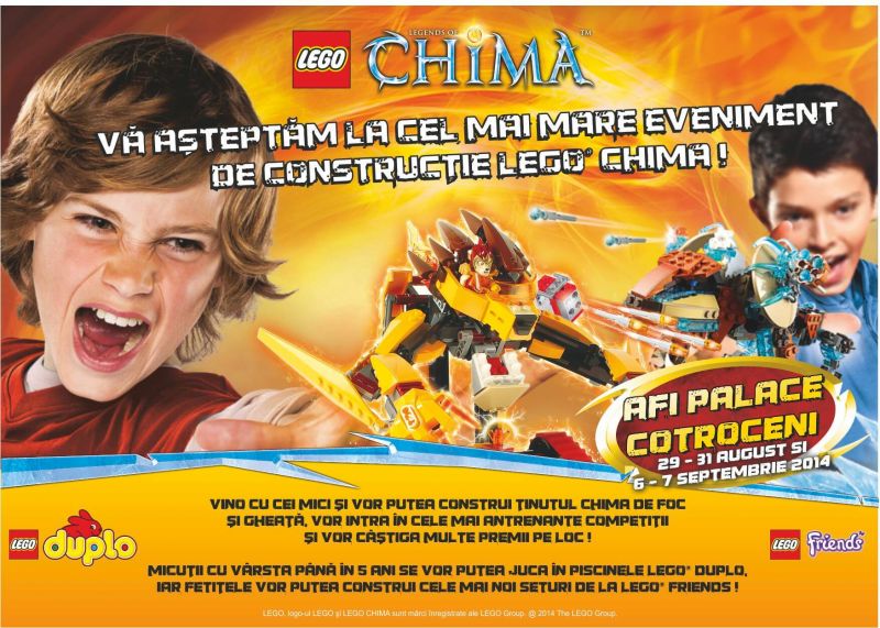 Primul eveniment LEGO® Chima din Romania, in AFI Palace Cotroceni ...
